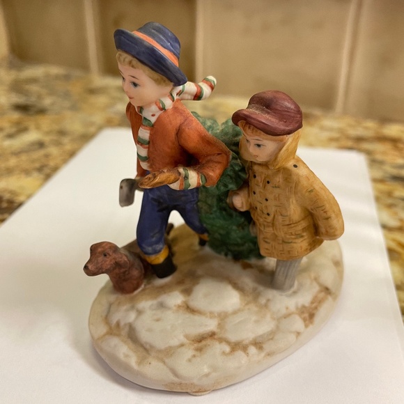 Norman Rockwell | Holiday | Norman Rockwell Figure Bringing Home The ...